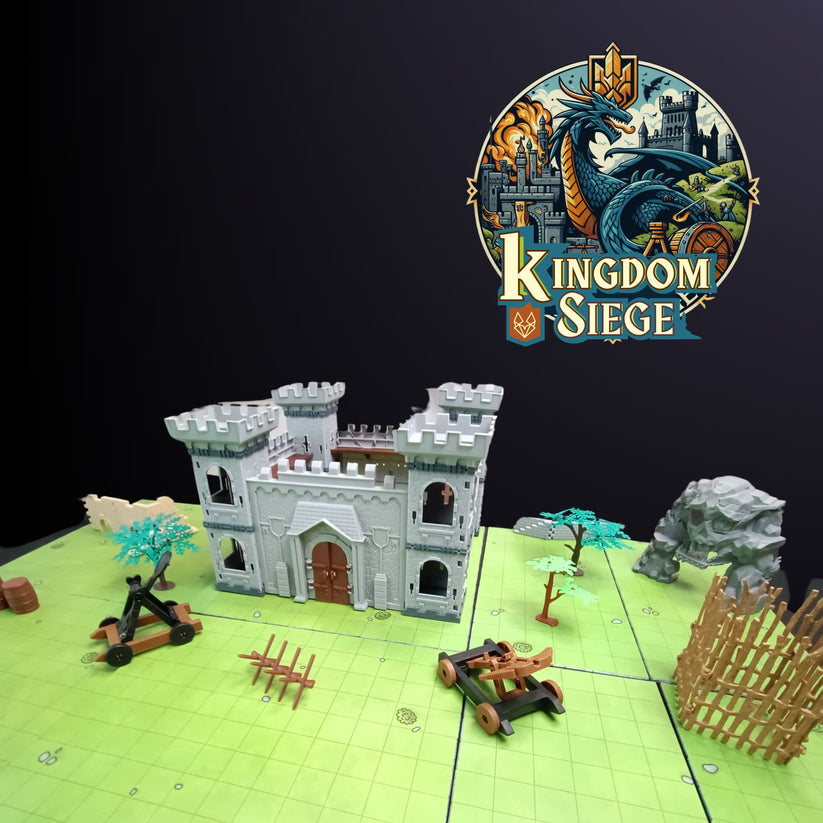 D&D Castle Set: 240+ Terrain Pieces & Battle Map | FOXBITE